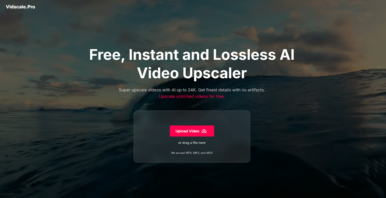 Vidscale.pro: An AI Video Upscaler To Enhance Videos Effortlessly
